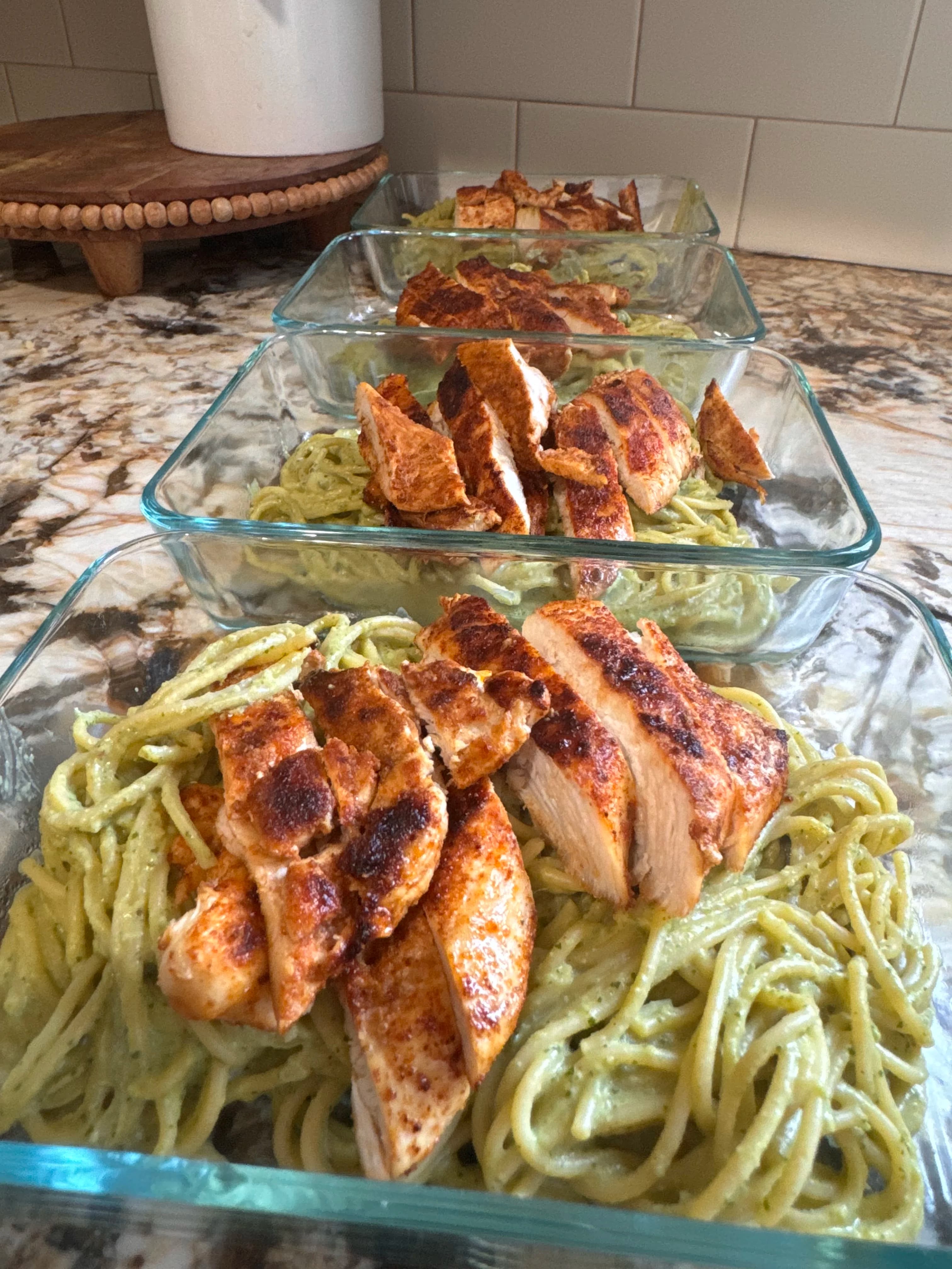 Protein Pasta with Chicken and Poblano Sauce | Provecho