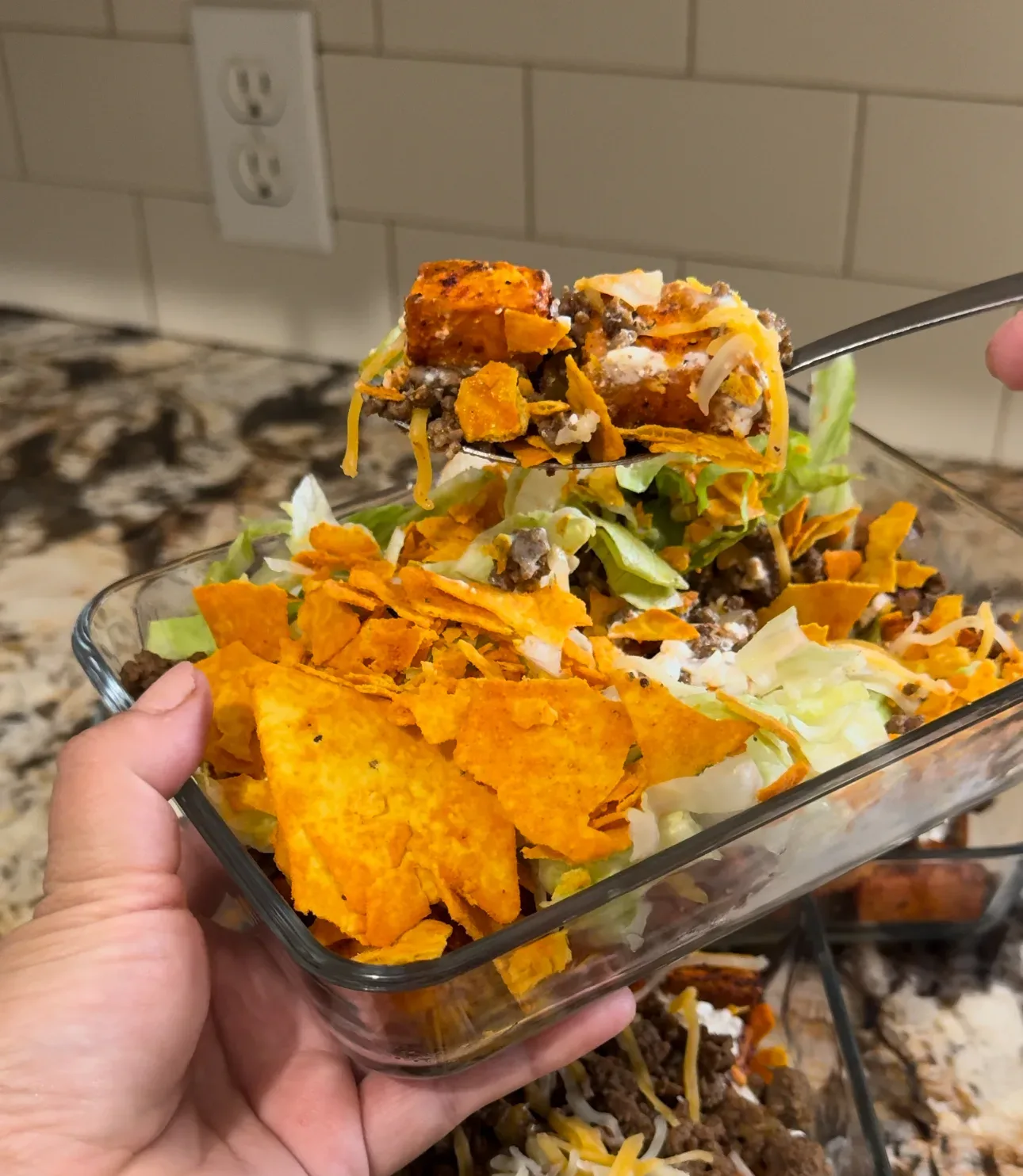 High protein loaded taco bowl by elizabethsalazarrr